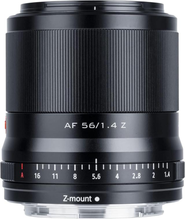 VILTROX 単焦点レンズ ニコンZマウント用 AF 56mm F1.4 STM 広角レンズZマウント用交換レンズ 瞳AF対応 F1.4大口径 軽量 Z5/Z50/Z6/Z6II/