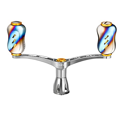 ゴメクサス CY98 リールハンドル ダイワ (Daiwa) スピニングリール対応 リール ダブルハンドル イグジスト 月下美人 交換 98mm チタンハ