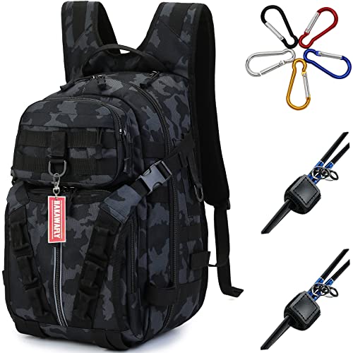 HAKAWAFLY 釣り リュック 大容量 釣り バッグ 5way フィッシングバッグ 防水 タックルバッグ 多機能 リュックサック バックパック 撥水加