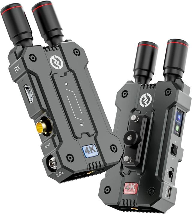 Hollyland Mars 4K ワイヤレスHDMI SDI＆HDMI無線映像伝送システム 4K/3fpsハイスピード伝送 23.98/29.97/59.94fps対応可能 2-4フラット低