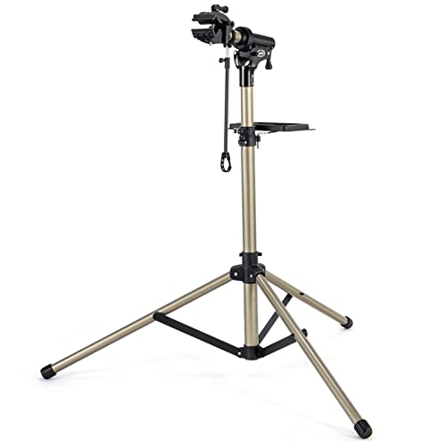 CXWXC 自転車 メンテナンススタンド 三脚 角度・高さ調整 耐荷重30kg ワークスタンド アルミ製 折りたたみ ロードバイク 洗車及び整備 作