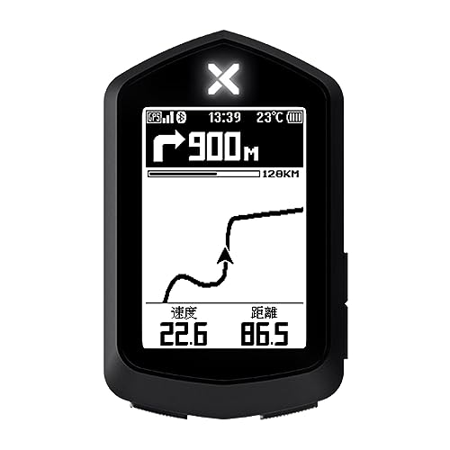 XOSS NAV サイクルコンピュータ GPS サイコン ナビゲーション 2.4インチ データカスタマイズ 最大33時間 IPX7防水 Type-C Bluetooth5.0 A