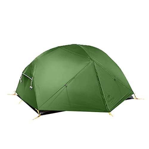 Naturehike公式ショップ 2人用 テント Mongar テント 軽量 アウトドア 専用グランドシート付 設営簡単 二重層 耐水圧PU4000mm 4シーズン