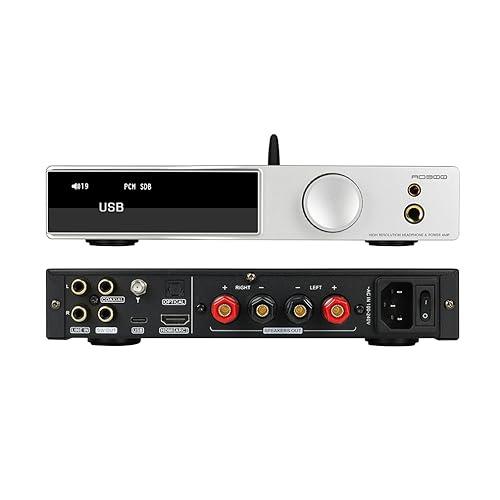 SMSL AO300 オールインワンDAC ＆ アンプ MA5332MS 165Wx165Wパワーアンプ XMOS XU-316 USB/COAX/OPT MQA DAC Bluetooth HDMI ARC/RCA ス