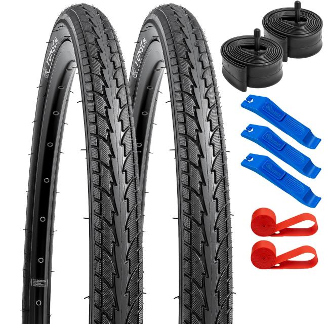 2本セット,26 1.75 タイヤ,26x1.75 47-559自転車タイヤ+26x1.5/1.75チューブ米式バルブ32mm+リムテープ+タイヤレバ,タイヤ26x1.75,自転車