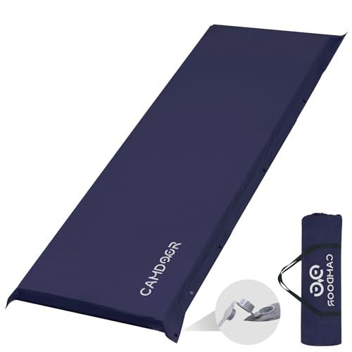 CAMDOOR キャンプ マット エアーマット 厚手 8cm【30秒自動膨張・より広い】インフレーターマット 車中泊 キャンパー 無限連結可能 キャ