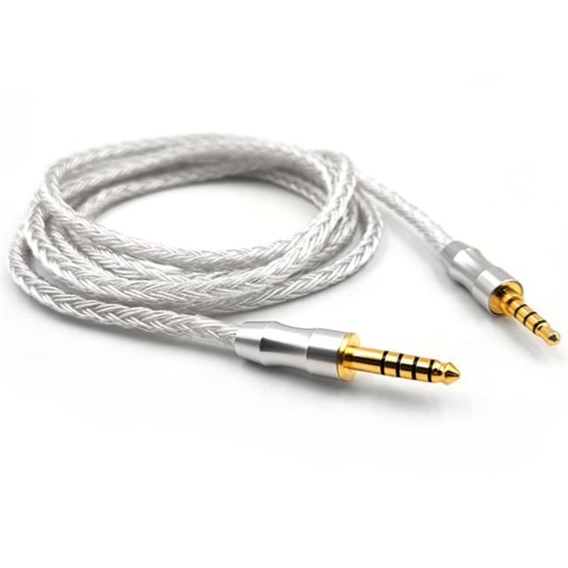 3APLUS EMG16 リケーブル ヘッドホン交換用ケーブル 5極 4.4mm バランス接続 アップグレードケーブル 6N単結晶銅16芯 SONY MDR-1A/1000XM