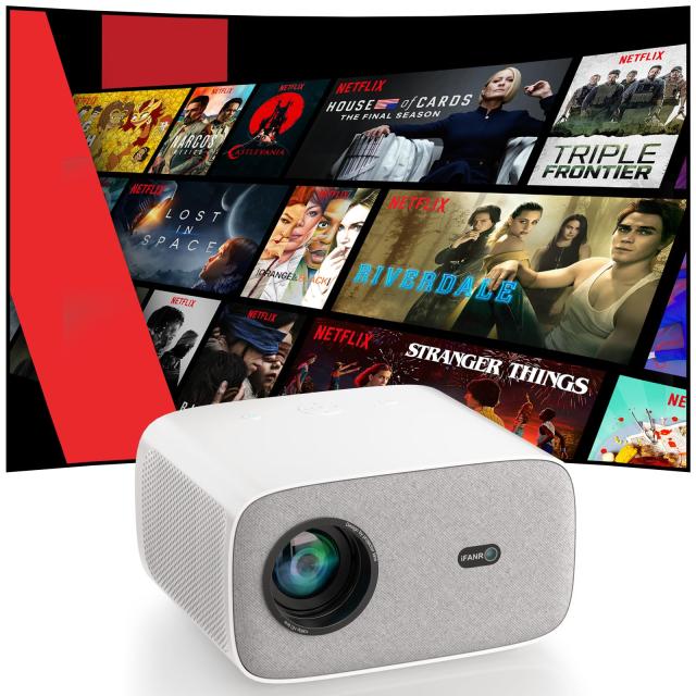 【ネトフリ・YouTube・Prime video アプリ内蔵】プロジェクター家庭用 4K対応 800ANSI オートフォーカス 自動台形補正 ドルビー対応 WIFI