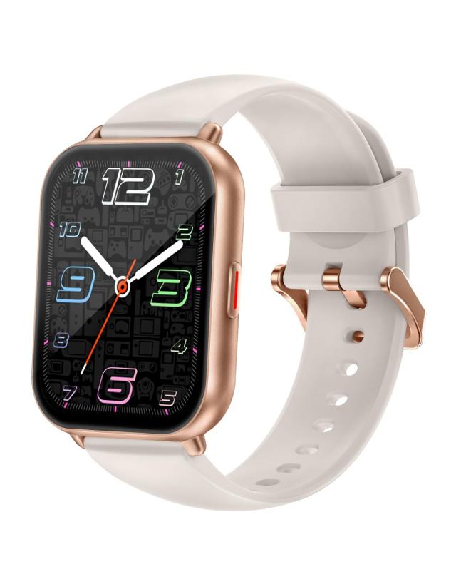 RUIMEN スマートウォッチ 通話機能付き レディース Smart Watch iPhone アンドロイド対応 女性生理周期管理 歩数計 腕時計 着信通知 懐中
