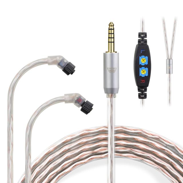 okcsc JBX リケーブル JH 4Pin イヤホンケーブル イヤホン・ヘッドホン用 JH Audio用 Astell＆Kern用 JH11・JH13 V2 PRO・Layla AION・Ros