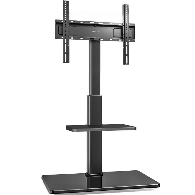 AOKCOS テレビスタンド 壁寄せテレビスタンド 32〜65インチ対応 テレビ台 首振り可 チルト可 高さ調節 荷重40KG ブラック FTC2401AGB