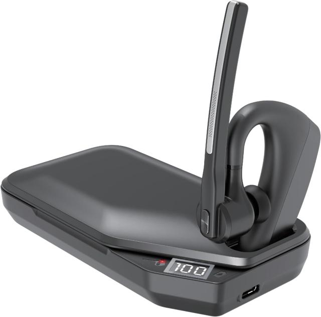 bluetooth ヘッドセット片耳 Conambo bluetooth V5.2 750mAH充電ケース付き 60時間通話可能 ワイヤレスヘッドセット CVC8.0デュアルマイ