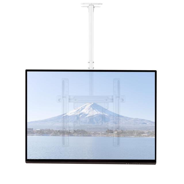 JXMTSPW テレビ天吊り金具 モニター 吊り下げ 42-75インチ対応 天井と壁両方対応可能 耐荷重50kg 液晶テレビ 壁掛け 金具 可能 高さ･下向