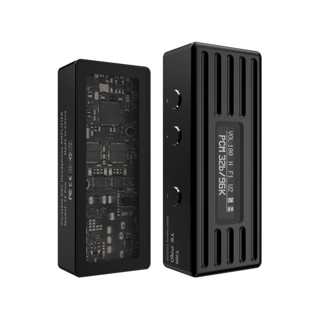 TRN TE Pro 小型アンプ DAC スマホ AMP 32bit/768kHz DSD256 ハイレゾ対応 イヤホンアンプ ポータブル ヘッドホンアンプ Type-C タイプC