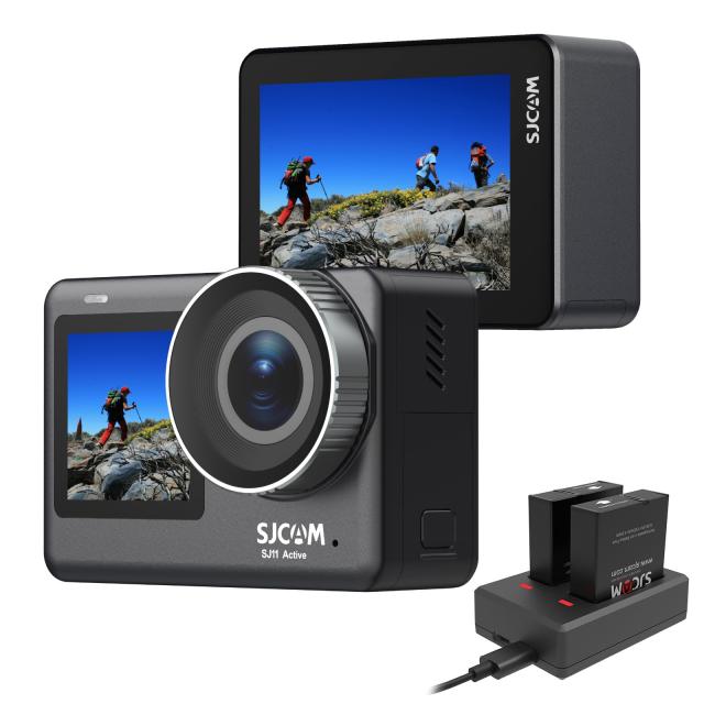 SJCAM SJ11 active アクションカメラ 4K タッチパネル式 六軸手ブレ補正 5Gwifi搭載 広角 IP68防水 H.265 HDR映像 縦画面撮影 動体検知 8