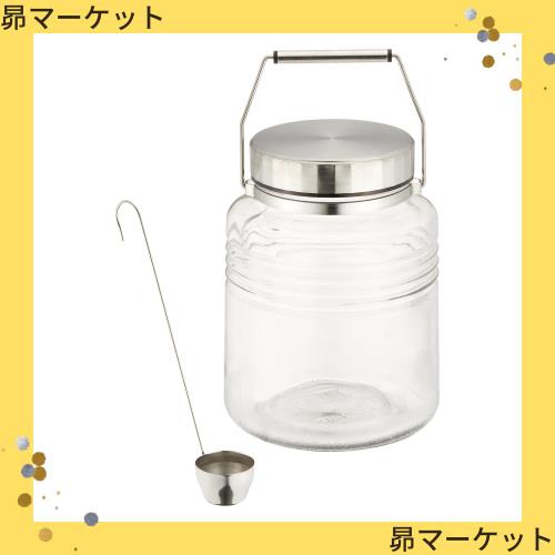 アデリア(ADERIA) MCコンテナー3L 日本製 化粧箱入り 梅酒瓶 保存容器 梅瓶 保存瓶 米びつ ステンレスキャップ ガラス瓶 ガラス キャニスの通販はau PAY マーケット - 昴 ...