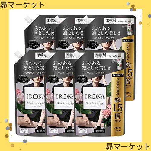IROKA ハンサムリーフの香り スパウト つめかえ用 710ml×6個セットの通販はau PAY マーケット - 昴マーケット | au PAY マーケット－通販サイト