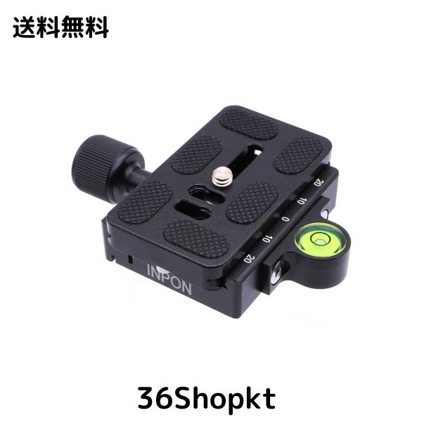 INPON 60mmクイックリリースクランプ+70mmクイックリリースプレートセット アルカスイス互換 三脚/ボールヘッド/雲台などに対応の ...