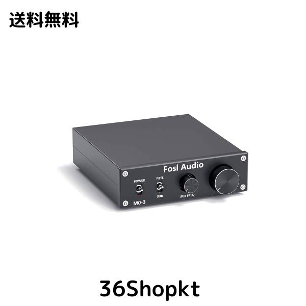 Fosi Audio M03 サブウーファーアンプ 200W TPA3255D2 ミニステレオパワーオーディオアンプ HI-FI小型 デジタルプリメイン クラスD レシ