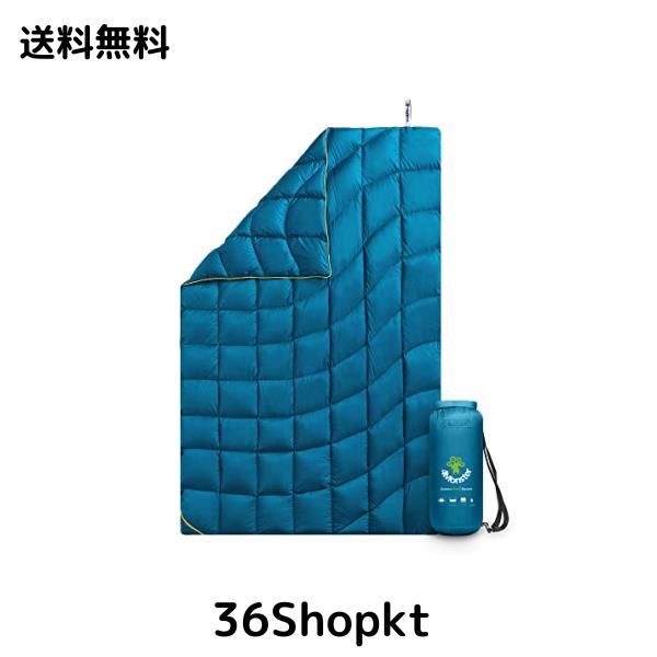 4Monster ダウン ブランケット マルチブランケット 防寒 アウトドア キャンプ 旅行 軽量 防水 防風 コンパクト ひざ掛け 肩掛け 掛け布団