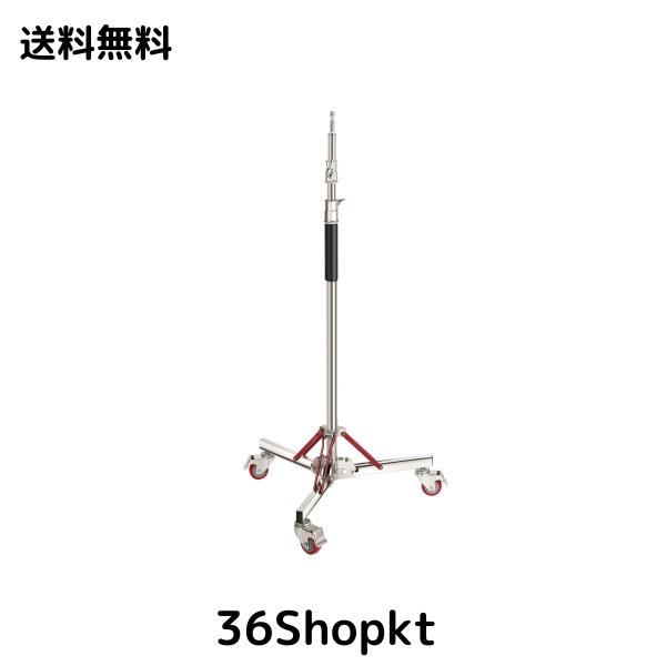 Neewer ライトスタンド 三脚スタンド 100％ステンレス鋼 頑丈 最大高さ305cm 調整可能 キャスター付き 写真スタンド ホイールベース スタ