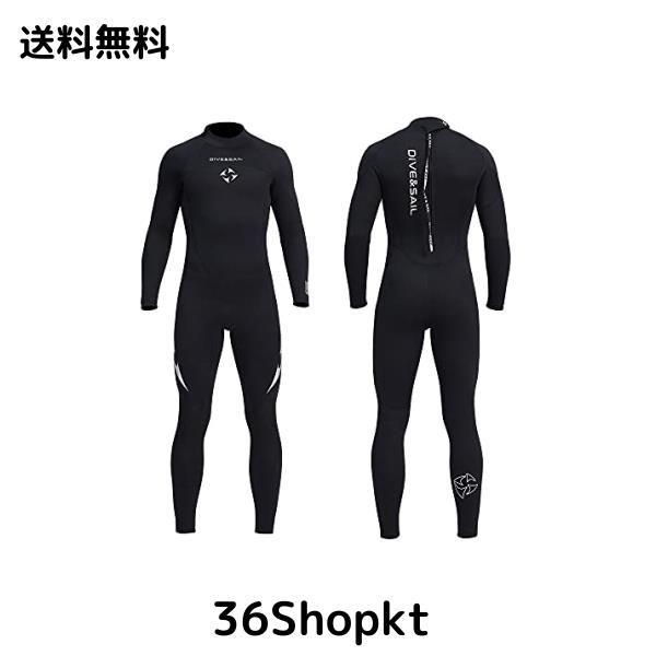 Owntop ウェットスーツ フルスーツ メンズ 3mm ストレッチ ネオプレン素材 日焼け止め UVカット 保温 ワンピース ダイビング サーフィン