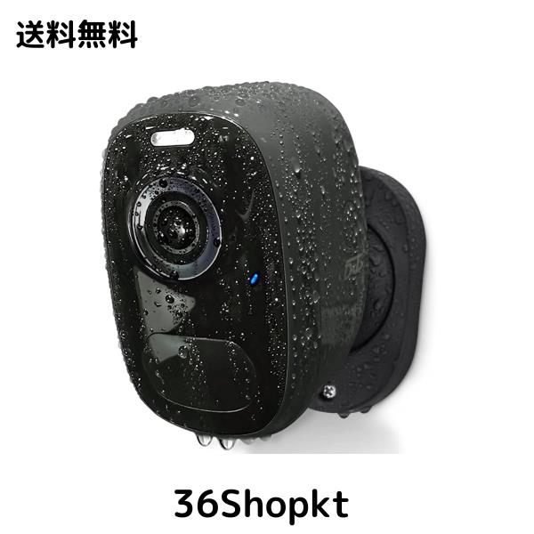【400万画素 ・夜間カラー撮影】防犯カメラワイヤレス屋外 強力磁石ブラケット 動体感知アラーム AI分析技術 警報通知 発光威嚇 双方向音