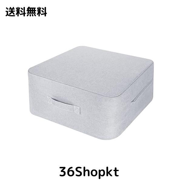 Homwarm トランポリン 室内 大人用 静音 エクササイズ 家庭用 省スペース 外カバー取り外し 洗濯可能 (40x40x15cm, グレー)