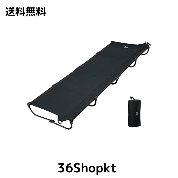 TIMBER RIDGE キャンプコット 軽量2.9kg 数秒セットアップ 折りたたみ 一体式 アルミ+スチール製 耐荷重102kg L190.5*W66*H15.5cm キャン