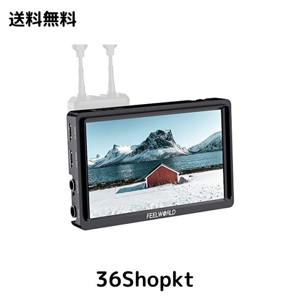 FEELWORLD FW568S 6インチ3D LUT波形カメラモニター1920X1080フルHDスクリーン3G-SDI/4K HDMI入出力（F970外付け供給キット付き）