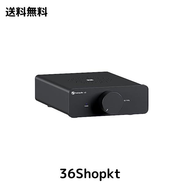 Fosi Audio V3 Hi-Fi パワーアンプ TPA3255 クラスD 300W x2 アンプ 2.0 チャンネル ステレオ ミニ 小型 統合デスクトップ デジタルアン