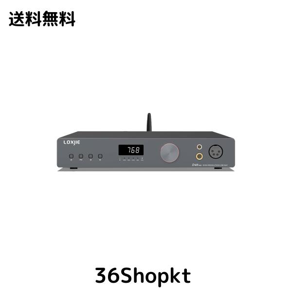 LOXJIE D40 PRO DAコンバーター ＆ ヘッドホンアンプ 一体型 フラッグシップDAC「ES9039MSPRO」搭載/Bluetooth 5.0対応/MQA・ハイレゾ・DS