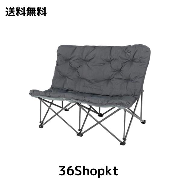 KingCamp バタフライチェア 二人掛け アウトドア 折りたたみ椅子 ハイバック 柔らかいクッション 耐荷重272kg 収納バッグ付き キャンプ椅