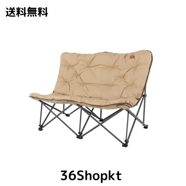 KingCamp バタフライチェア 二人掛け アウトドア 折りたたみ椅子 ハイバック 柔らかいクッション 耐荷重272kg 収納バッグ付き キャンプ椅