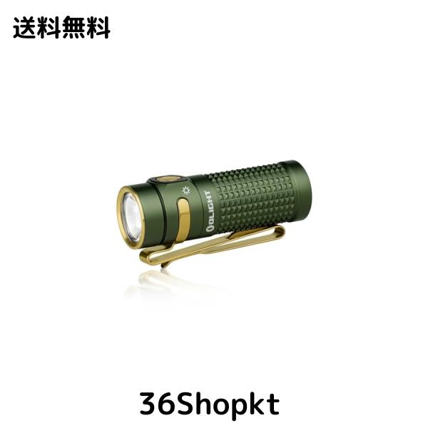 OLIGHT(オーライト) Baton 4 フラッシュライト 1300ルーメン 小型 強力 無段階調光ミニledライト 懐中電灯 ハンディライト 充電式 キャン