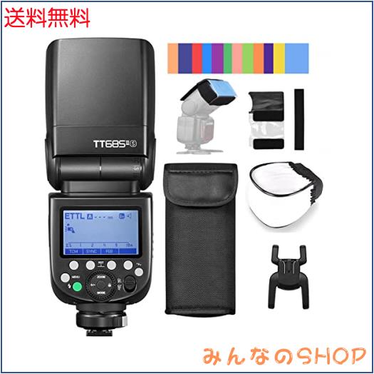 【Godox正規代理】GODOX TT685II-S フラッシュストロボ スピードライトSonyカメラに対応 2.4G HSS 1 / 8000S TTL GN60 330フルパワーポッ