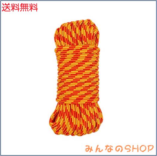 GM CLIMBING 30kN 11.5mm ダブルブレード 二重編み構造 リギングロープ ポリエステルシースとナイロンコア編み 30M カットサイズ オレン