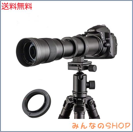 JINTU 420-800mm f/8.3 HD マニュアルフォーカス望遠ズーム レンズにとってニコン一眼レフデジタルカメラレンズD5600 D5500 D5300 D5200