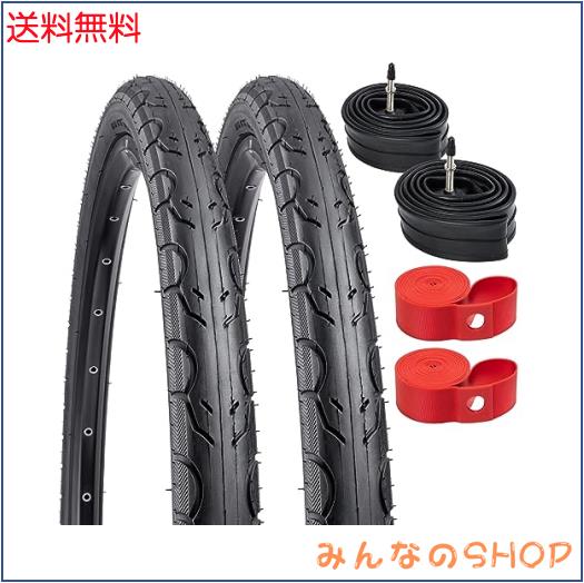 2本セット,700x28c タイヤ,自転車タイヤ 700x28c,700x28c 28-622 自転車タイヤ+700x25/32cチューブ仏式 ...