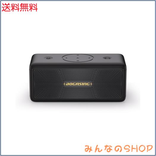 BOGASING M5 Bluetoothスピーカー ポータブル ワイヤレス 360度サウンド 40W出力 大音量 重低音 DSP技術搭載 IPX7 防水 防塵 耐衝撃 アウ