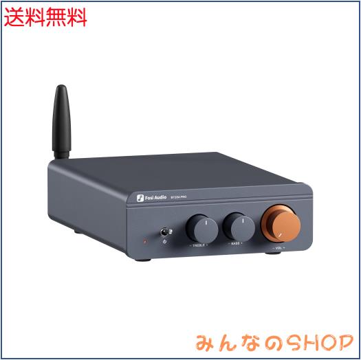 Fosi Audio BT20A Pro 300W x2 TPA3255 Bluetooth 5.0 パワーアンプ 小型 ホーム オーディオ ステレオ 2チャンネル アンプ レシーバー ミ