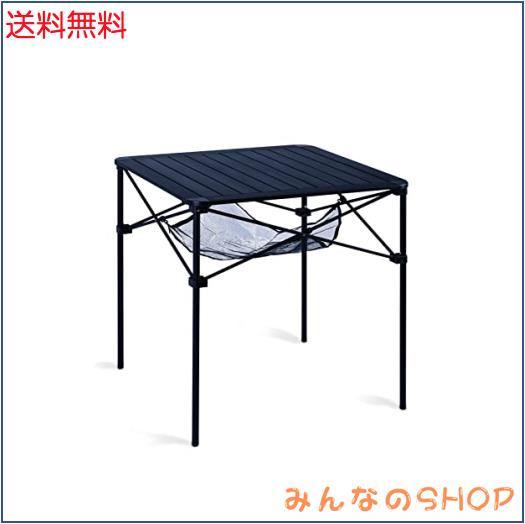 iClimb (アィクライム) アウトドア テーブル 性 キャンプ 折りたたみテーブル 耐荷重80kg ロールテーブル コンパクト キャンプ用品 机 ア