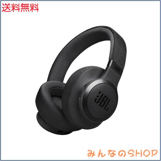 JBL LIVE 770 NC スタイル/デザイン/ハイブリッドノイズキャンセリング/Bluetooth対応/マルチポイント/オーバーイヤーヘッドホン/ブラッ