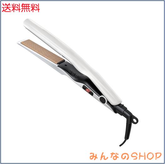 BAYATA ヘアアイロン シルクプロアイロン【瞬間水分蒸発しない・120℃〜230℃・マイナスイオン・海外対応】ストレート カール 2WAY 27mm 1