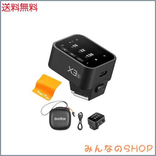 GODOX X3-S Sony カメラ TTL ワイヤレス フラッシュ トリガー、OLED タッチ スクリーン フラッシュ トランスミッター、内蔵リチウム電池