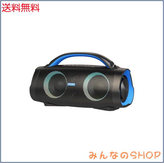 DOSS Extreme Boom Pro Bluetoothスピーカー ワイヤレス 100W 大音量 46時間再生 IPX6防水 ポータブル ブルートゥース 低音強化 パッシブ