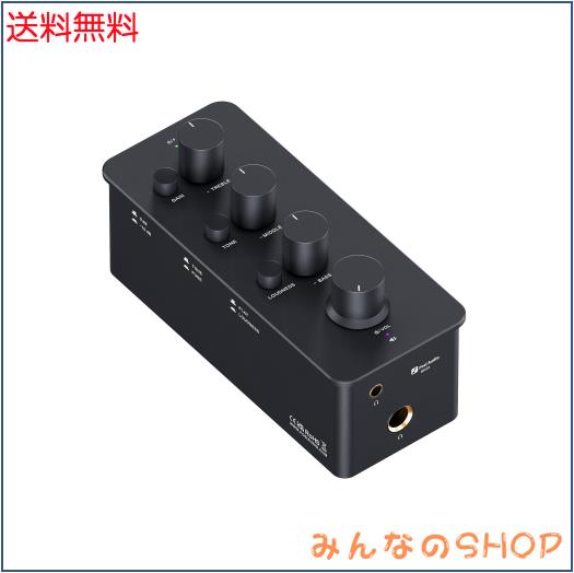 Fosi Audio SK01 ヘッドフォンアンプ イコライザー プリアンプ 充電式 ヘッドホンアンプ トーン制御 ラウドネス補償 エレクトリックギタ