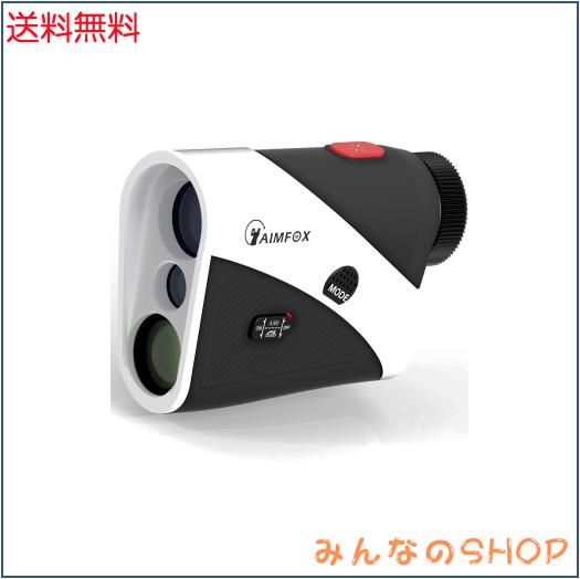 AIMFOX ゴルフ レーザー 距離計 125g 軽量小型 初心者向け 操作が簡単 高精度 距離計測器 700yd対応 0.25秒計測 距離測定 高低差測定 振