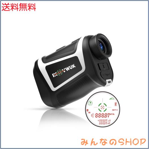 IKOVWUK ゴルフレーザー距離計【Ultra-mini 6.5倍望遠】ゴルフ距離計測器 1093yd対応 OLED 赤緑色表示 3点間距離 最速0.05S測定 ミニ 軽