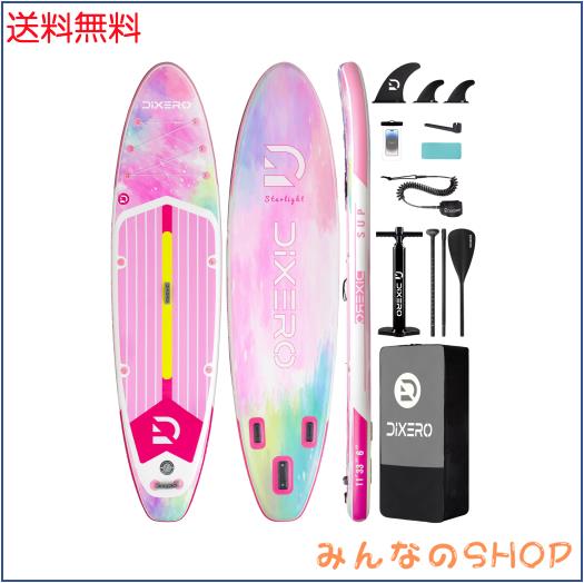 Dixero (ディクセロ) 空気注入式 スタンドアップパドルボード 11フィート x 33インチ 大人用 エクストラワイド パドルボード プレミアム